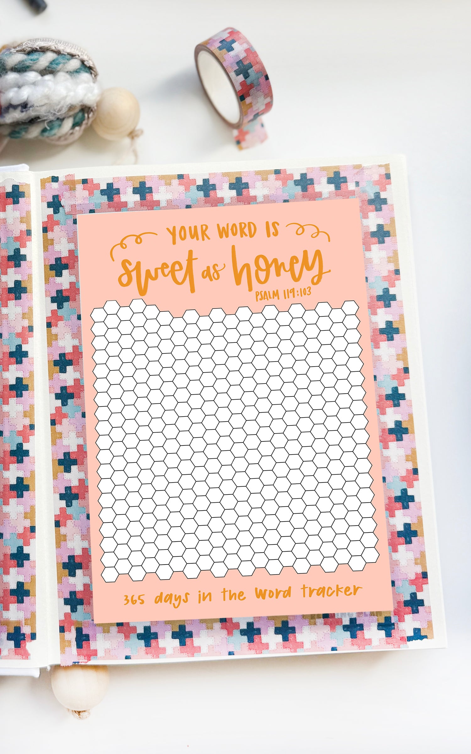 Honeycomb 365-Day Daily Bible Reading Tracker – Kingfolk Co Wholesale
