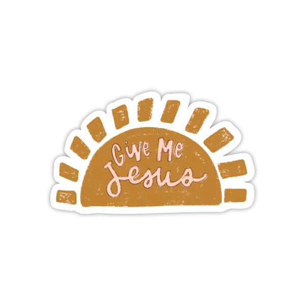 Give Me Jesus Boho Sun Vinyl Sticker – Kingfolk Co Wholesale