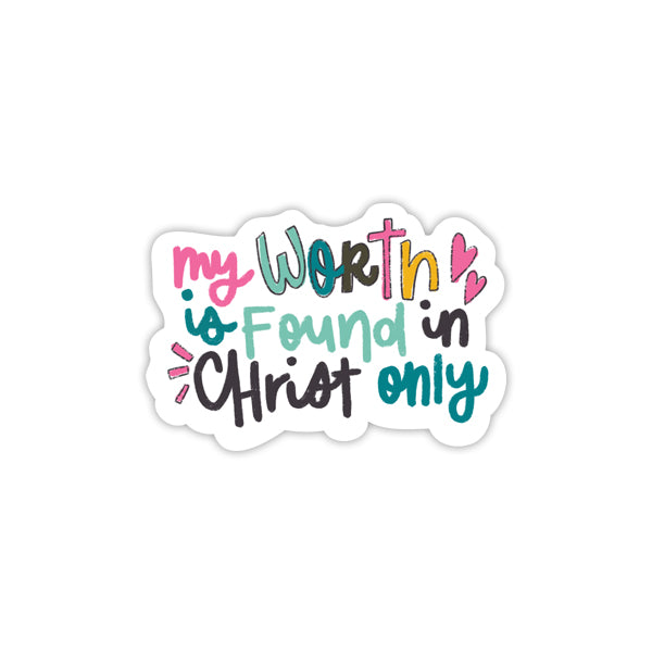 My Worth is Found Vinyl Sticker – Kingfolk Co Wholesale