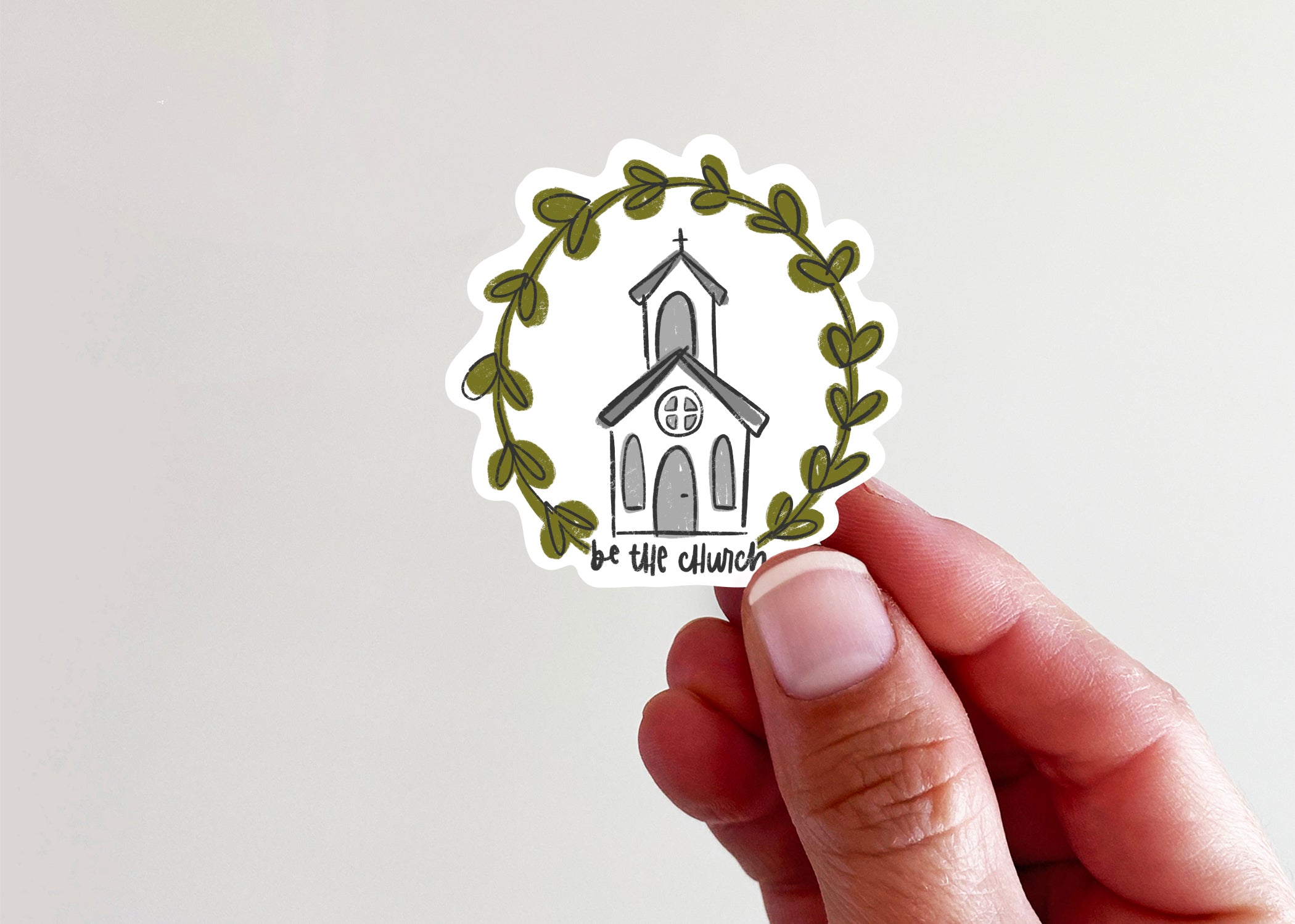 Be the Church Vinyl Sticker – Kingfolk Co Wholesale