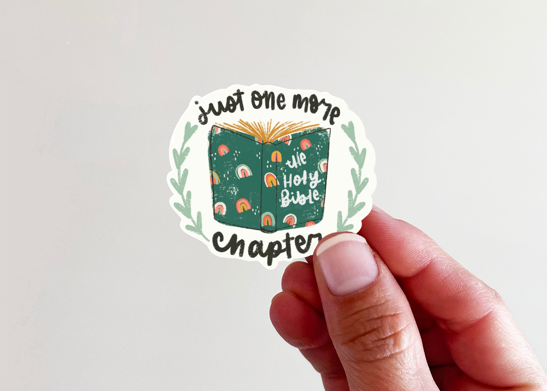 One More Chapter Bible Vinyl Sticker – Kingfolk Co Wholesale